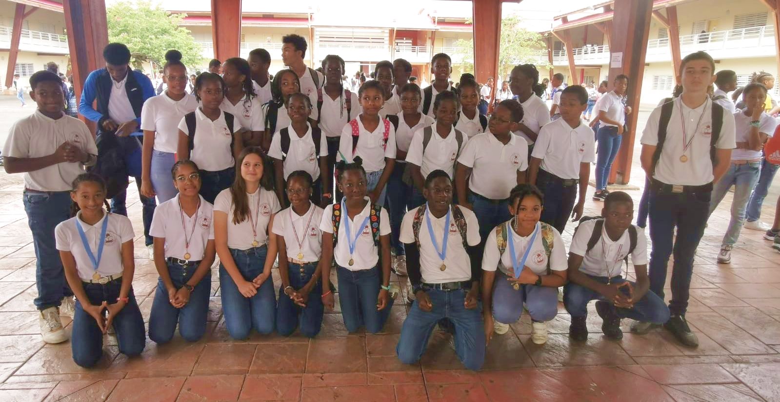 Belle prestation des élèves du collège Bois Rada au CROSS UNSS ...