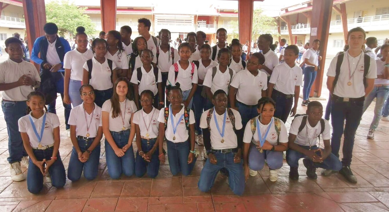 Belle prestation des élèves du collège Bois Rada au CROSS UNSS ...